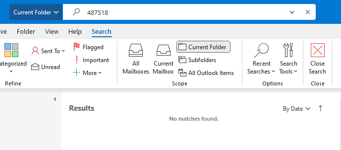 Search Function In Microsoft Outlook (Wildcard Search) - Microsoft Q&A