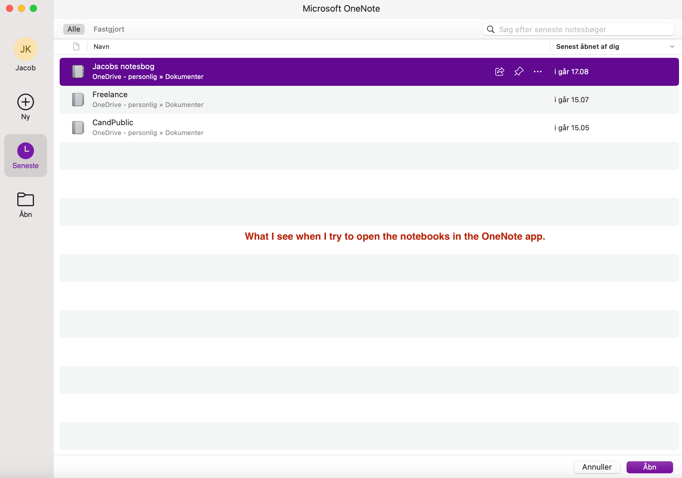 Access to note collection in OneNote denied - Microsoft Q&A