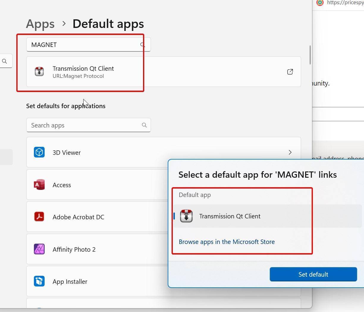 No way to change default link type in Windows 11, need help - Microsoft Q&A