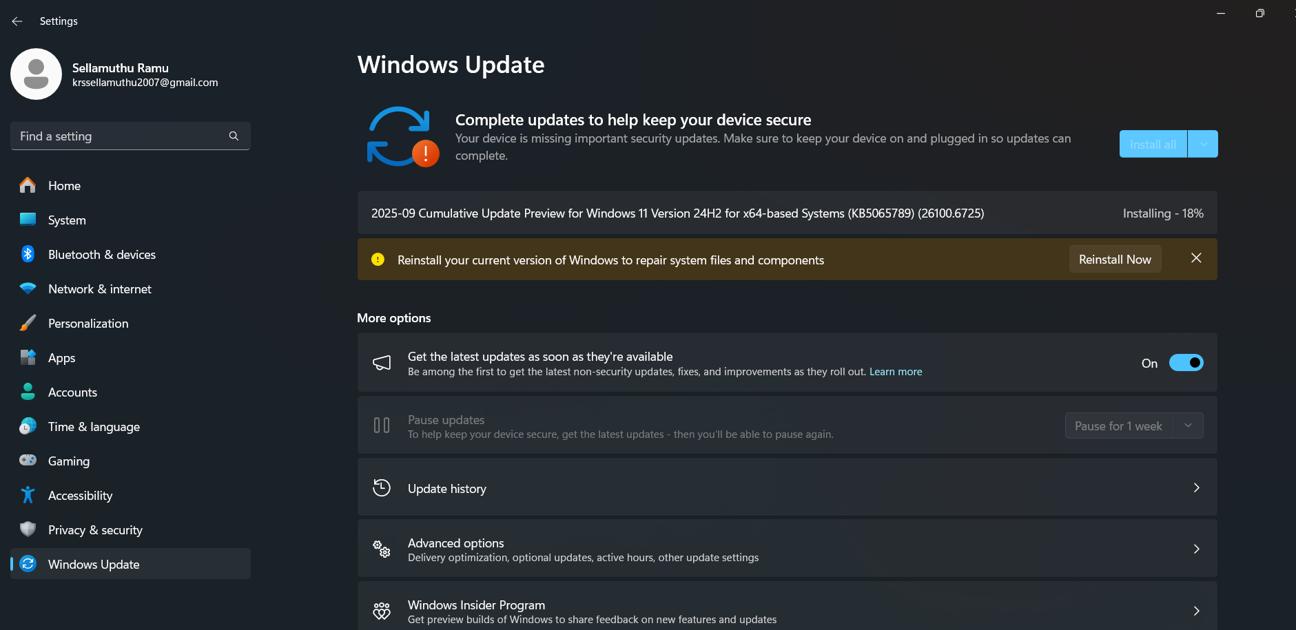 How to install the update:2025-09 Cumulative Update Preview for Windows ...