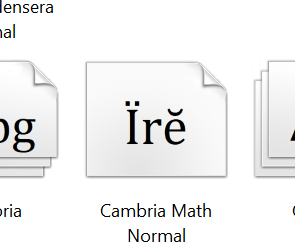 Issue with the Cambria Math font in Microsoft Word. - Microsoft Q&A