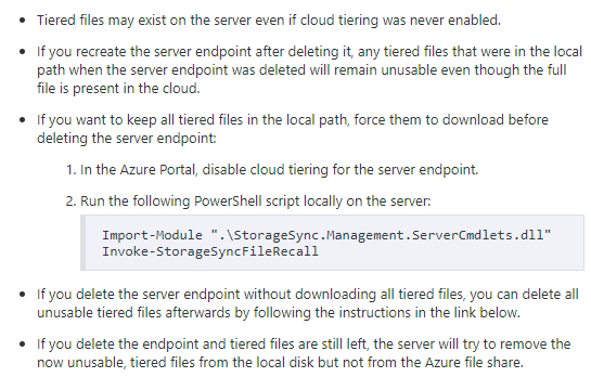 Unable to delete a Storage Sync Service in Azure File Sync - Microsoft Q&A