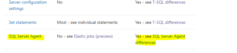 Unable to migrate SQL Server agent jobs from onpremise server to Azure ...