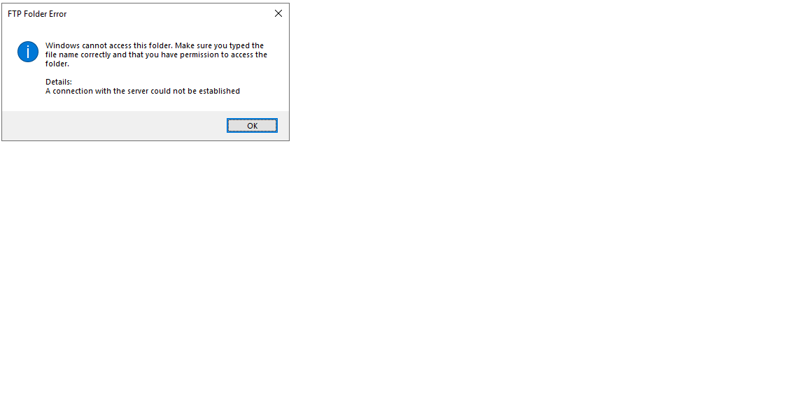 Ftp Server Issue Microsoft Qanda