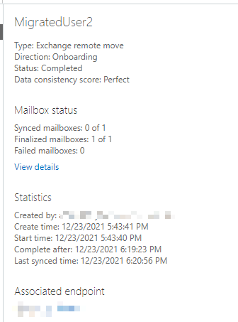 Mailbox migration from Exchange to O365 issue - Microsoft Q&A