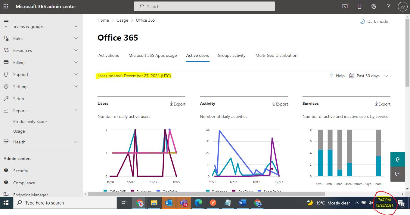 Reports from Microsoft Graph API only available after 2 days ... Reports from Microsoft Graph API only available after 2 days ...