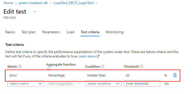 Azure Load Testing : Status still failed even though there are no ...