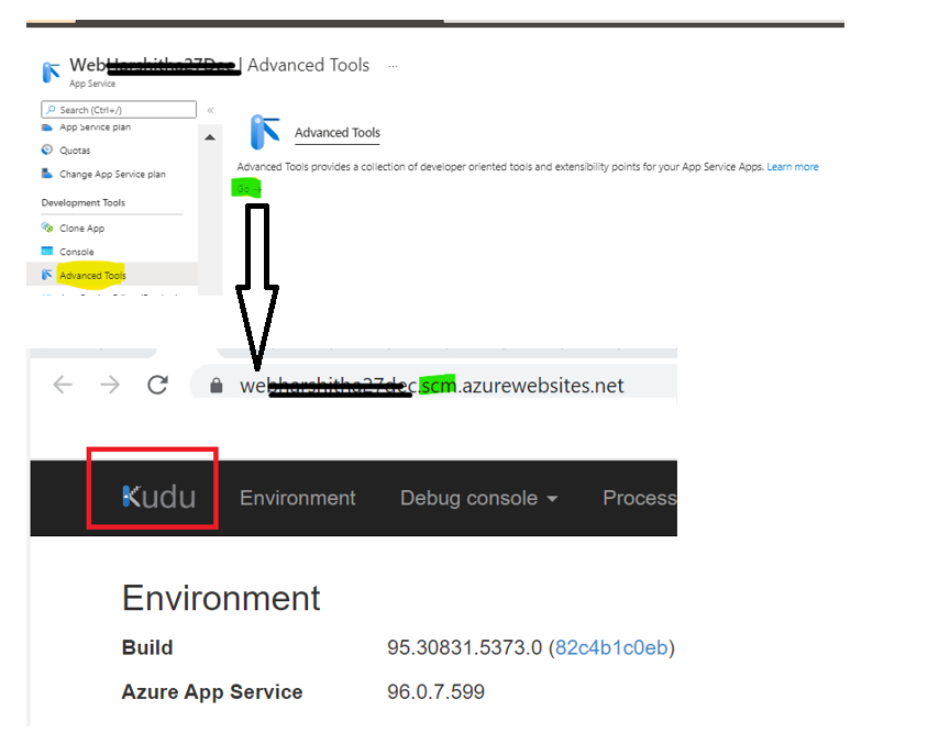 Unable To Login To Azure App Service From Advanced Developer Tool On Portalazure Authenticator