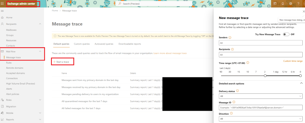 Emails not coming through. - Microsoft Q&A