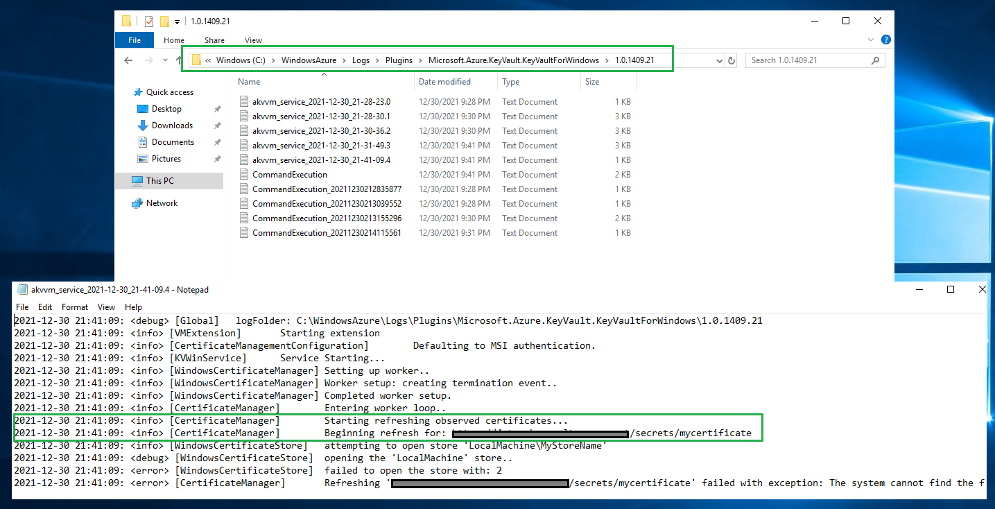 Best practices for Key Vault + IIS - Microsoft Q&A