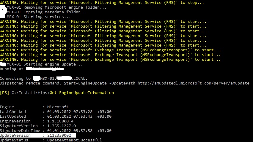 The Fip Fs Scan Process Failed Initialization Error 0x80004005 Error Details Unspecified