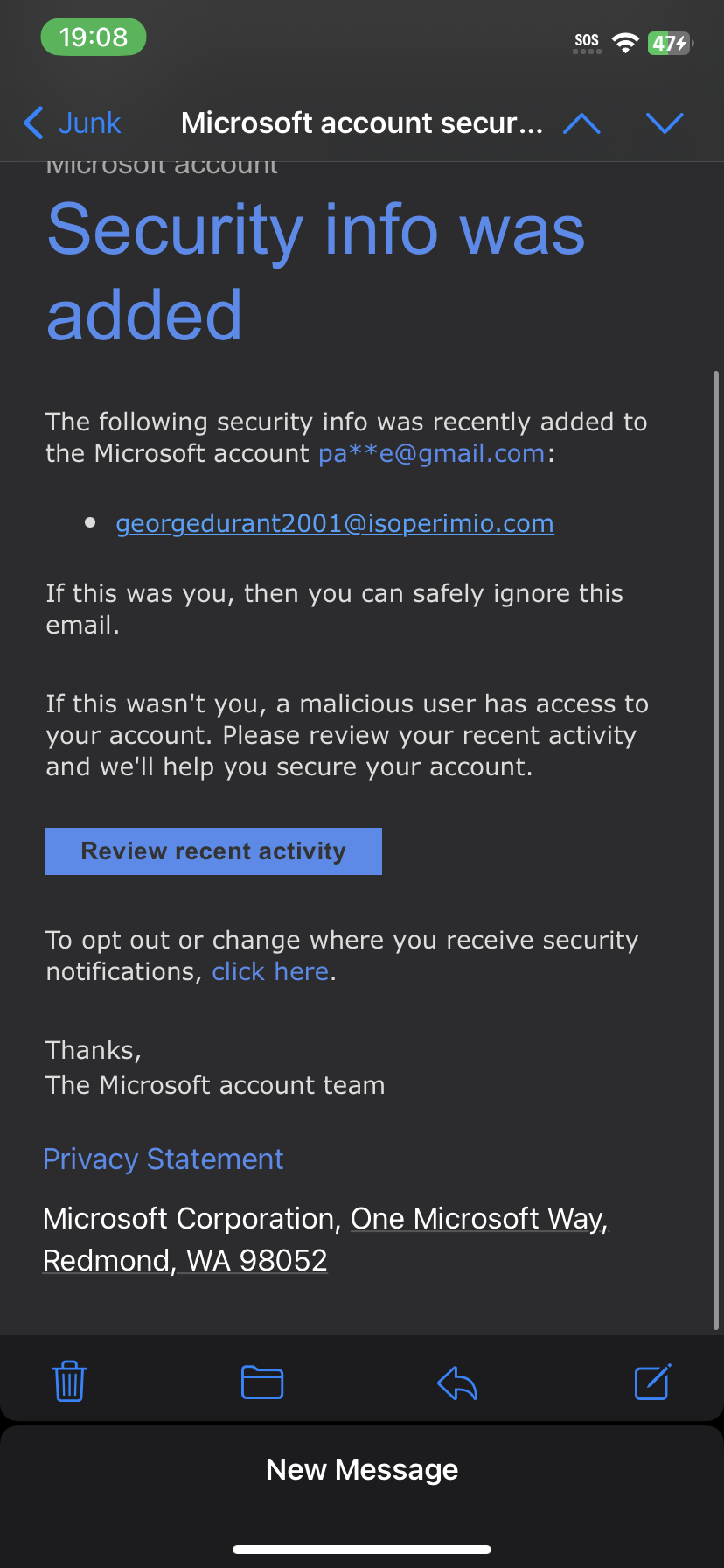Account possibly stolen - Microsoft Q&A