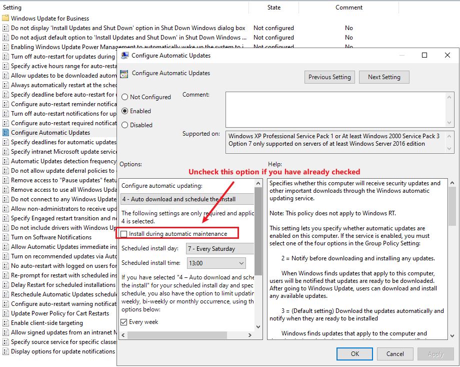 Auto restart pc after update - Microsoft Q&A