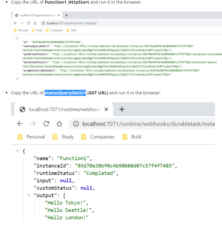 Which Durable Function Works To Call Multiple Functions That Originally Used Trigger