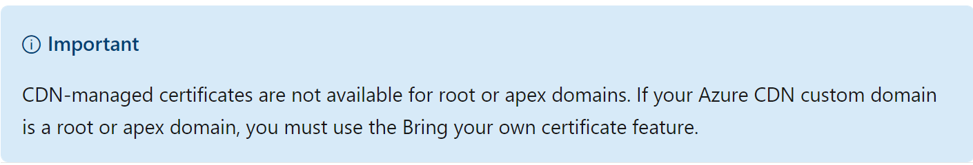 Enable Cdn Managed Certificate Using Bicep Microsoft Qanda