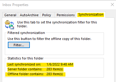 Outlook Offline Folder contains - Microsoft Q&A