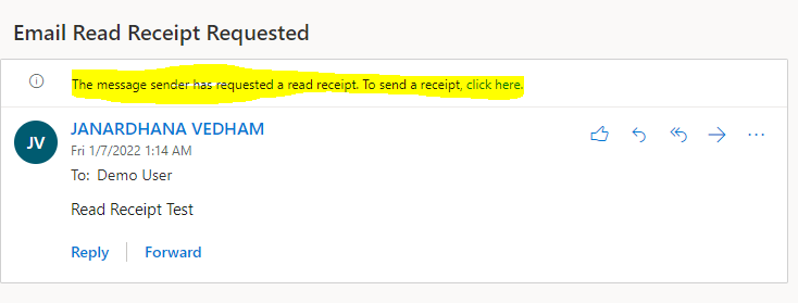 How to request read receipt for a email sent using Graph API sendEmail ...