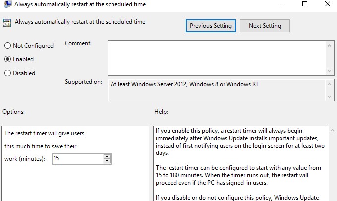 Auto restart pc after update - Microsoft Q&A