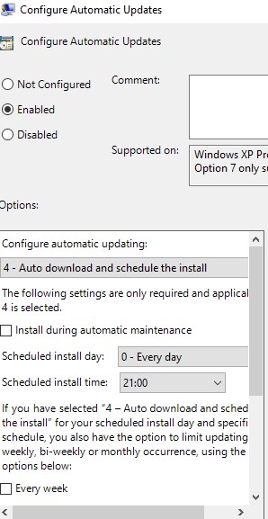 Auto restart pc after update - Microsoft Q&A