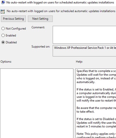 Auto restart pc after update - Microsoft Q&A