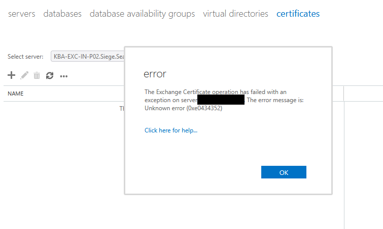 OWA and ECP are no more accessible after update of Exchange 2016 CU20 ...
