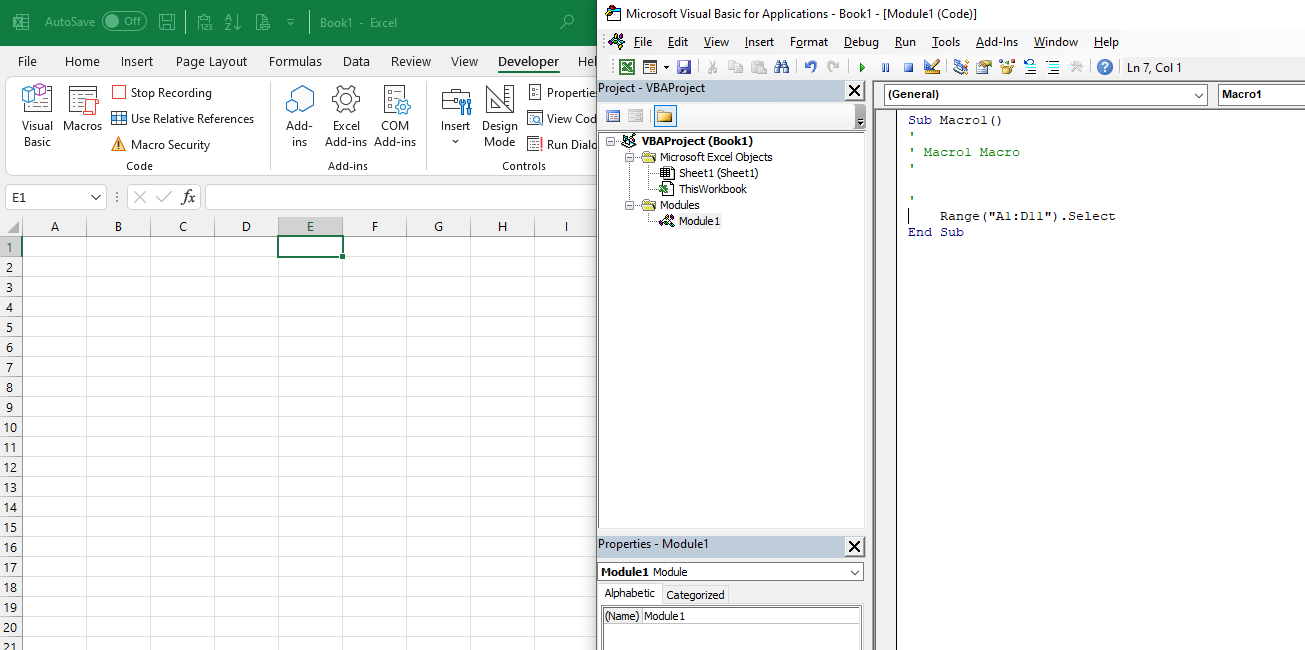 Cell Selection Not Recognized By Macro Recorder When Using The Left Mouse Button To Select A