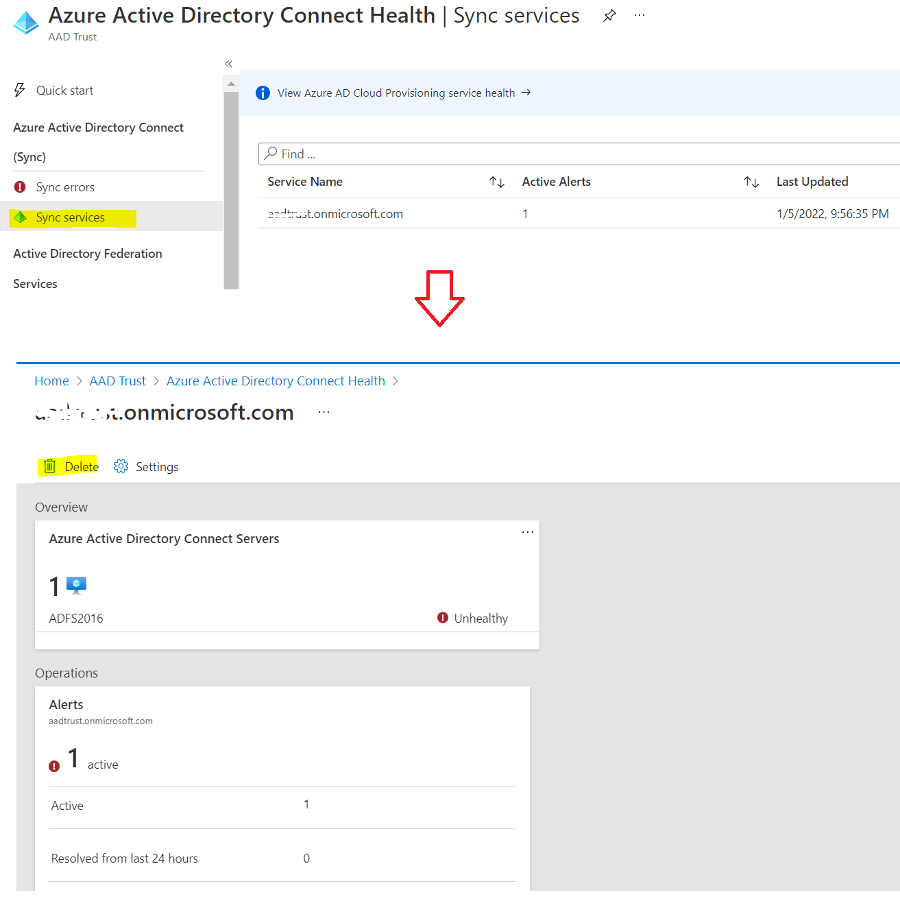 Still receiving AD Connect Sync Errors after disabling AD Connect and removing from server ...