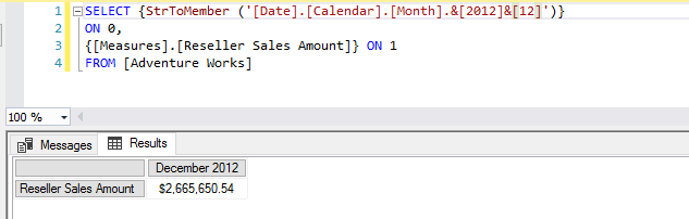 Mdx Create Calculated Measure For Specific Month Microsoft Qanda