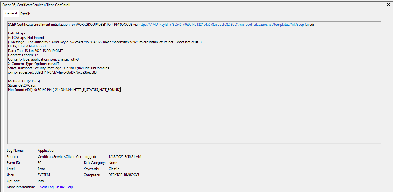 Random restarts occuring post BIOS update. - Microsoft Q&A