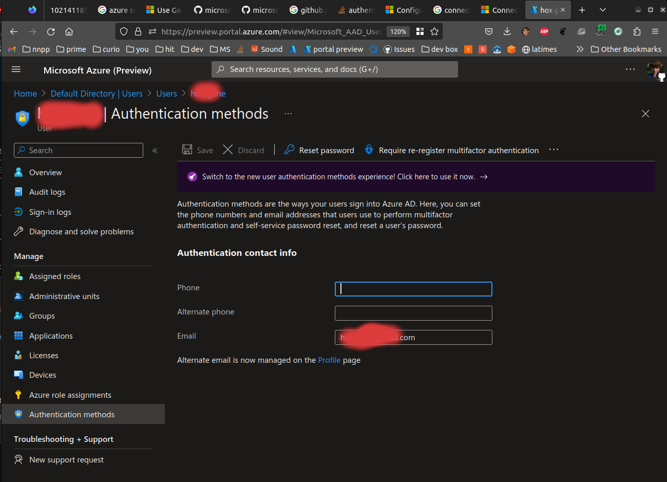 How to setup new AD user to NOT require 2FA when parent account requires 2FA - Microsoft Q&A