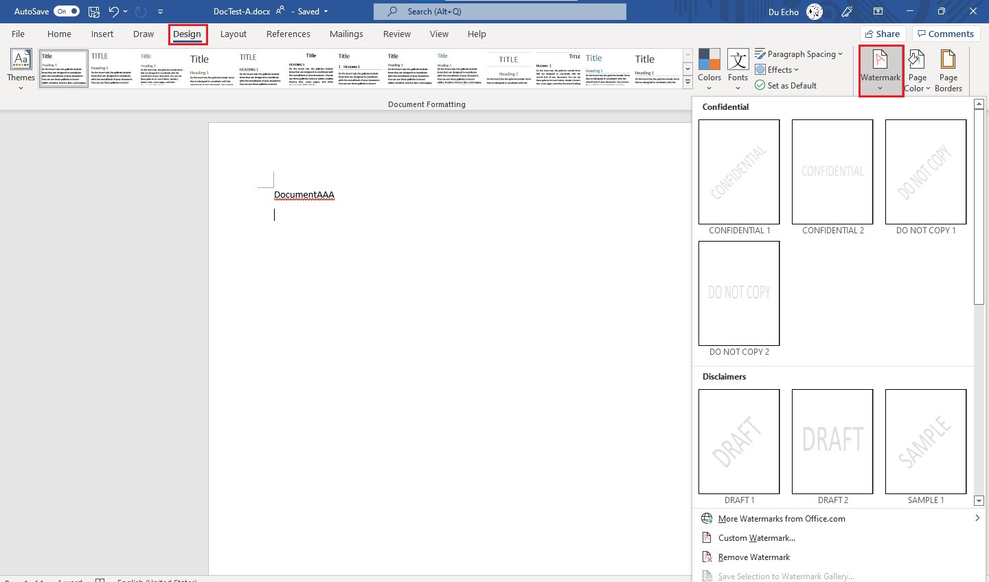 How to add a watermark to the documents in a specific document library ...