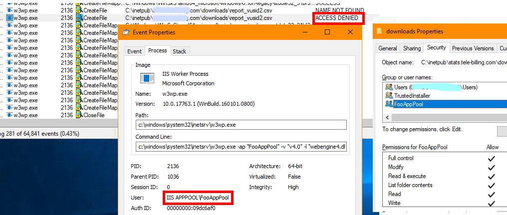Iis Applicationpoolidentity Account Access Denied Microsoft Qanda