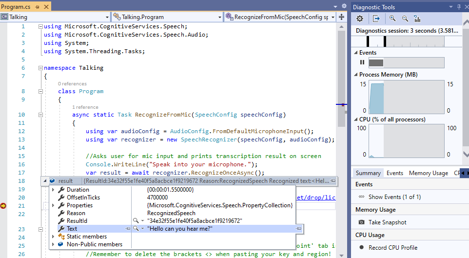 Microsoft CognitiveServices Speech Audio not working - Microsoft Q&A