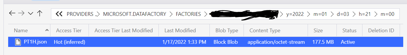 Adf Unable To Load Json File 100 Mb Into A Database Column Microsoft Qanda 9802