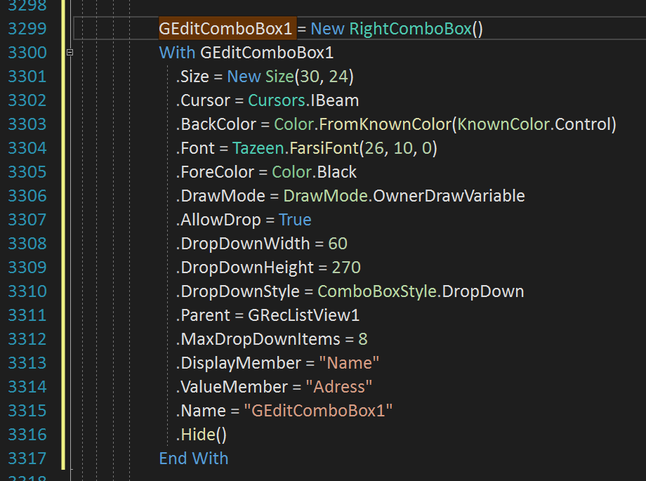 Using A Combobox With Drawmode Not Accessible If Closing And Re Opening Formhow To Solve