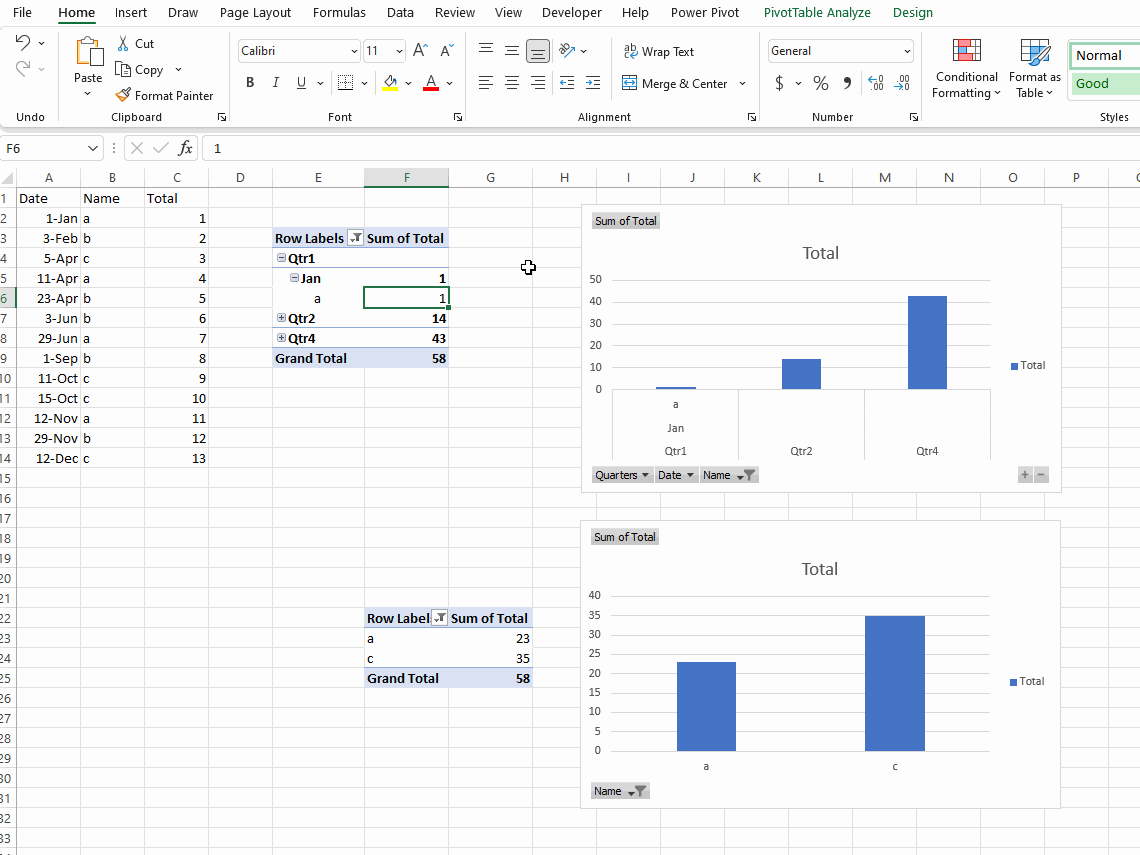 Different Cache for pivottable - wizard doesnt ask to use different ...