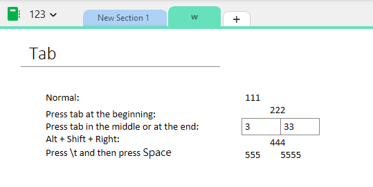 Tab key inserts table cells in OneNote? - Microsoft Q&A