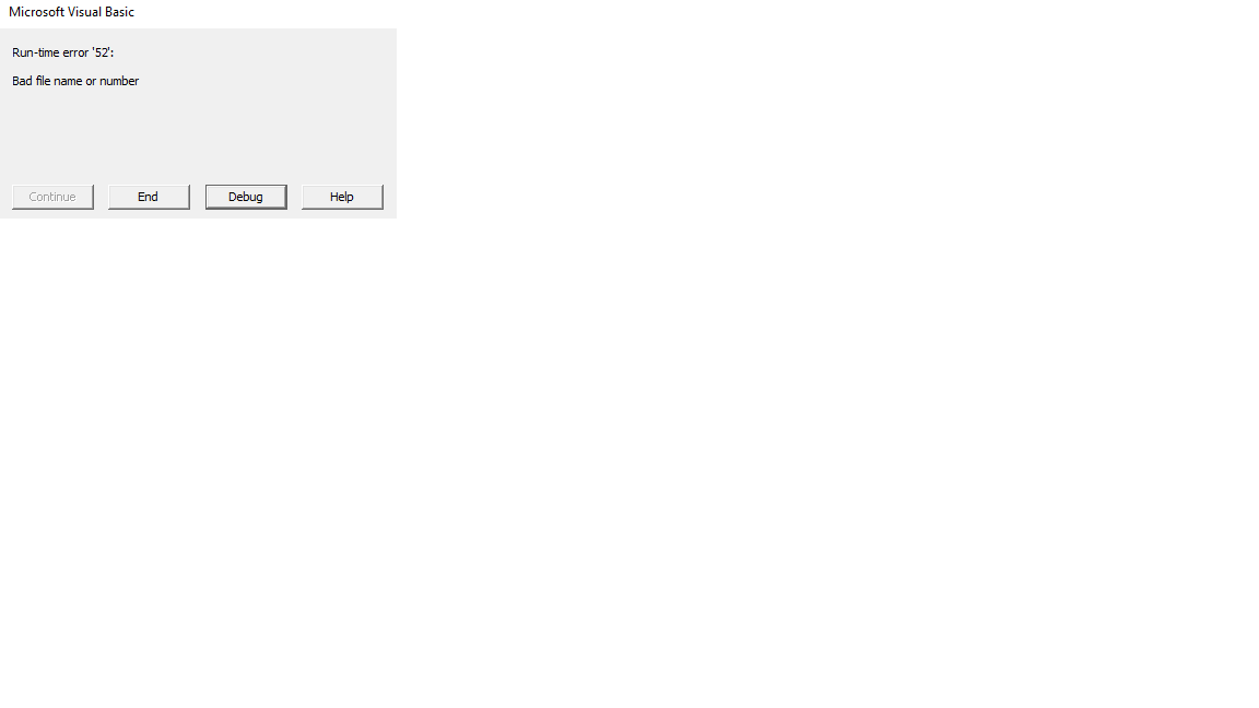 Issue to 365 Excel file - Microsoft Q&A