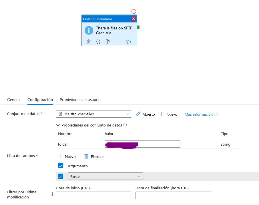 How to check if any file exists on a folder using Azure File Storage as service link ...
