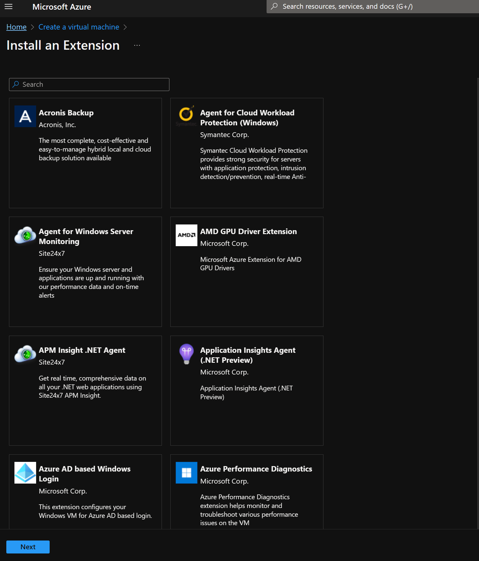 Publishing VM Extensions in Azure Portal - Microsoft Q&A Publishing VM Extensions in Azure Portal - Microsoft Q&A