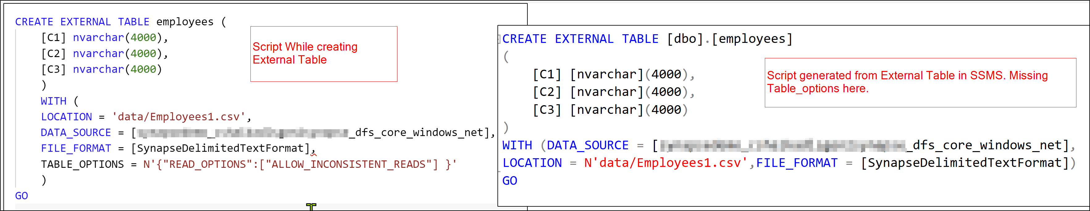 External table option "ALLOW_INCONSISTENT_READS" not working/removed ...