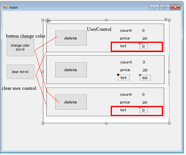Transfer Data From The Main Form To The Usercontrol Microsoft Qanda