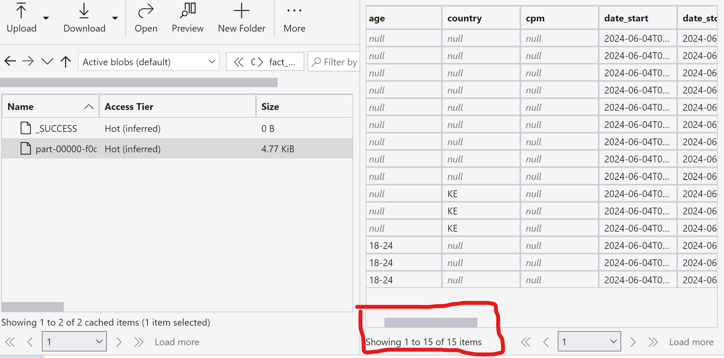 Data flow is not sinking all data because I have 84 json files in different sub-folders (of ...