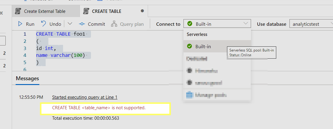 serverless sql pool views - Microsoft Q&A