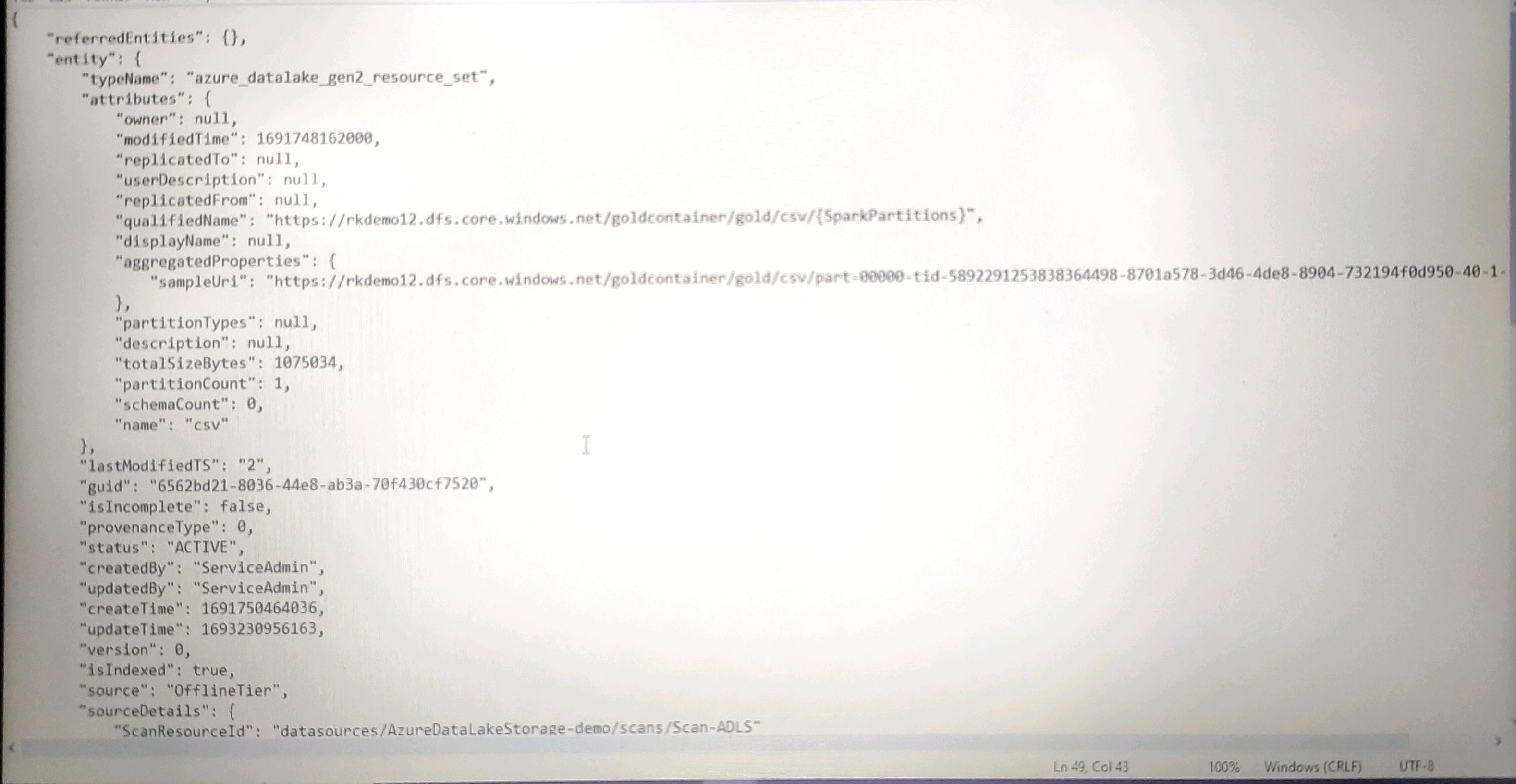 How To Get The Schema Information Like Column Names And Datatype Using Api Or Endpoints In Azure