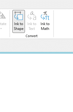 OneNote - Ink to Shape icon/feature is missing - Microsoft Q&A