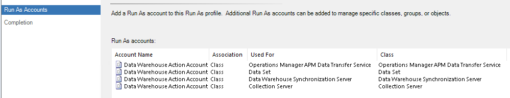 Confused!! Assistance with SCOM 2019 Service Accounts changes, database issues - Microsoft Q&A