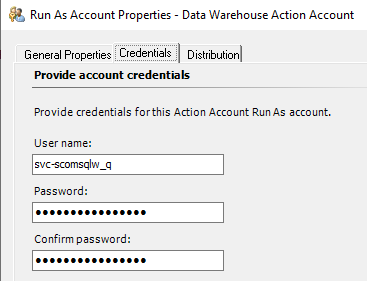 Confused!! Assistance with SCOM 2019 Service Accounts changes, database issues - Microsoft Q&A