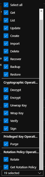 Azure Key Vault Rotation