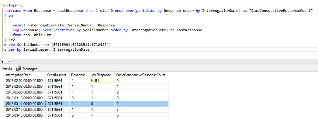 How To Count Consecutive Values Across Rows Microsoft Qanda